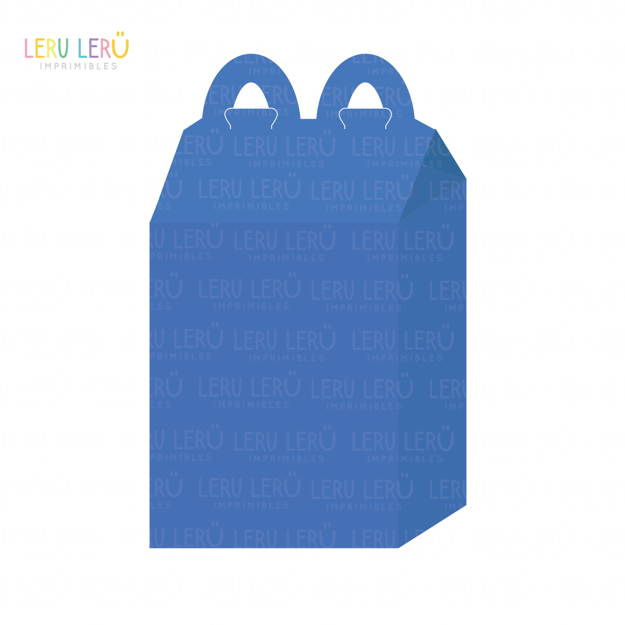 Molde Cajita Feliz Leru Leru Imprimibles