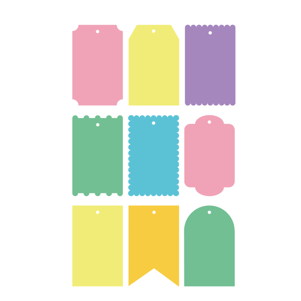 50 Moldes de Tags - Leru Leru Imprimibles