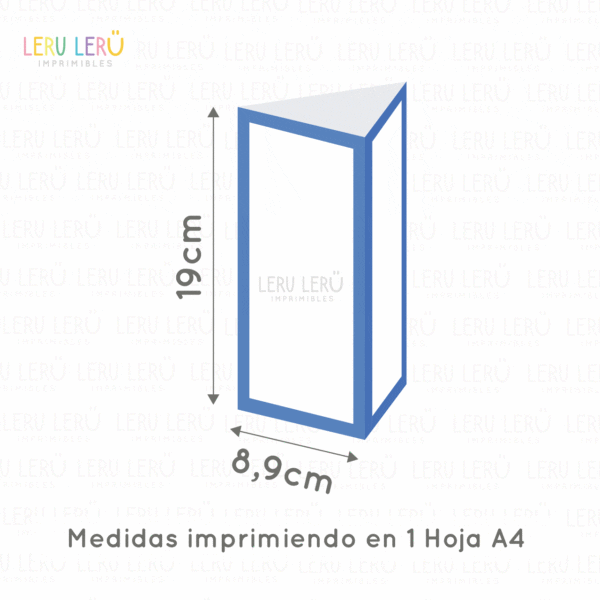 Molde Triptico - Leru Leru Imprimibles